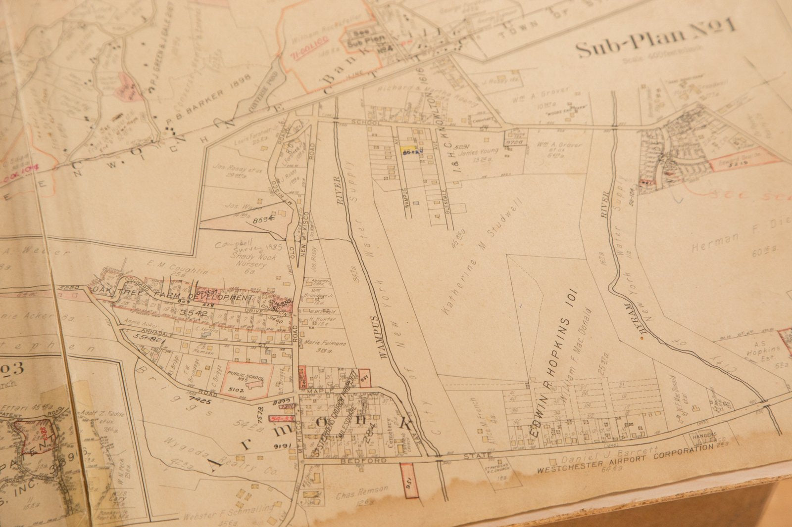 Vintage Hopkins Map of Town of North Castle