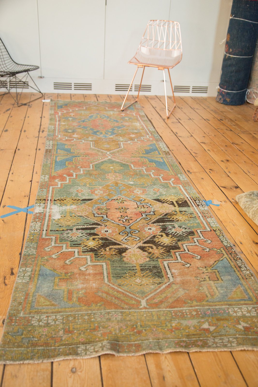 3x11 Vintage Distressed Oushak Rug Runner