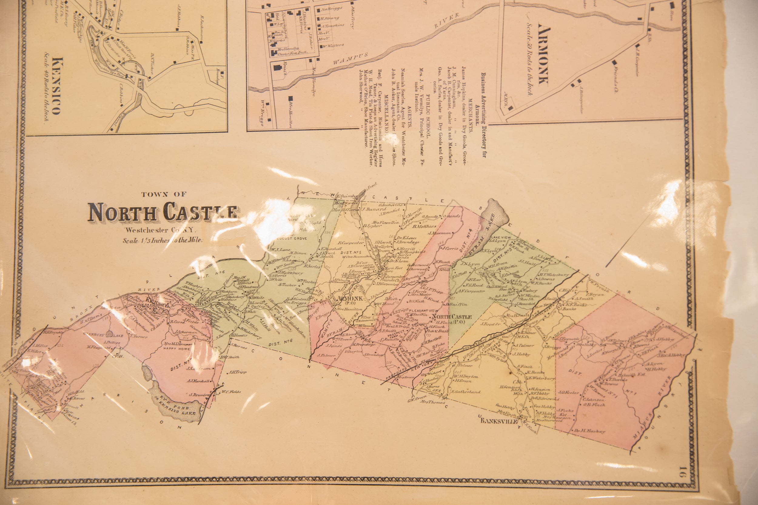 Antique Map of Armonk and North Castle NY – Item #5010