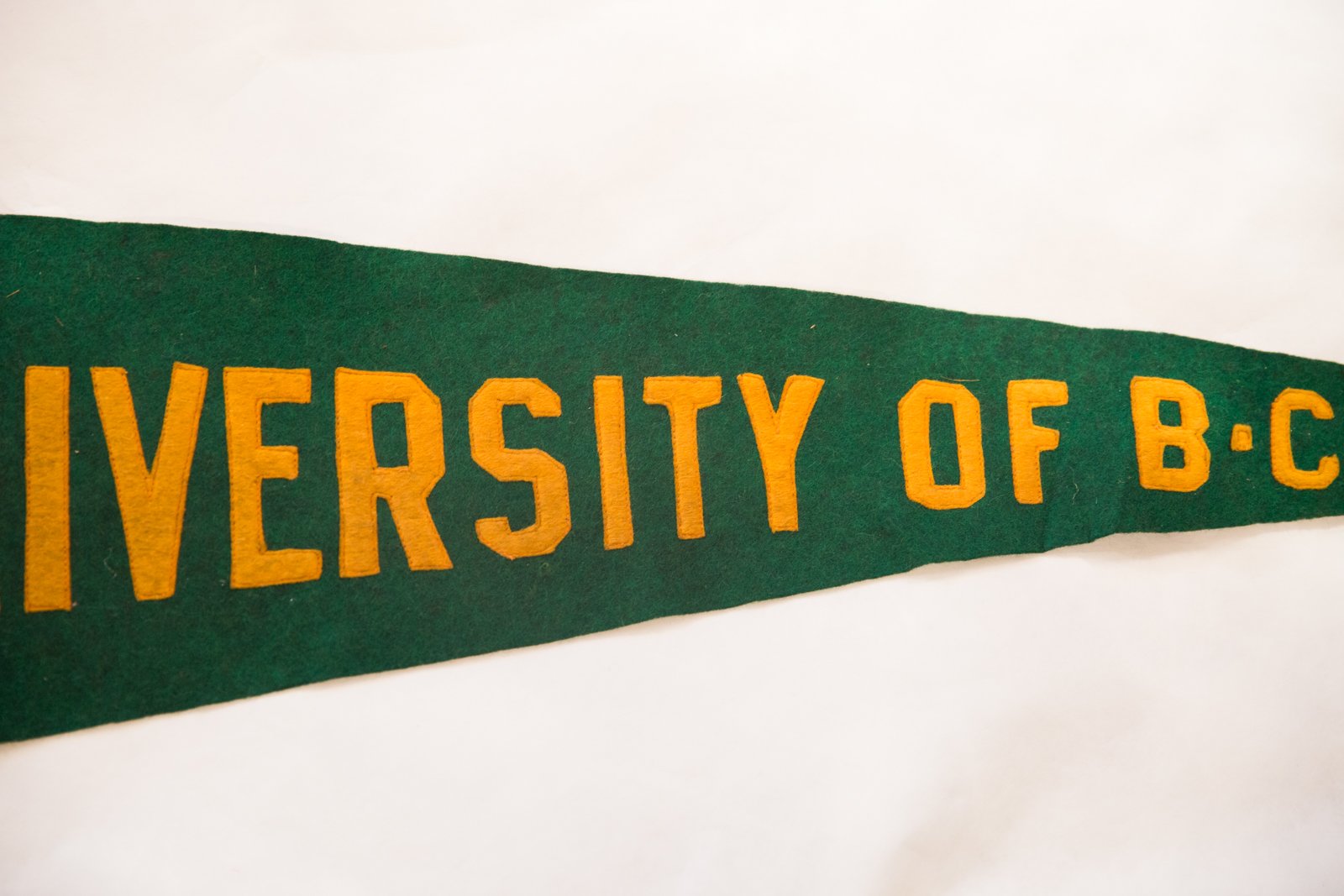 Vintage University of B.C. Felt Flag Pennant – Item #5157