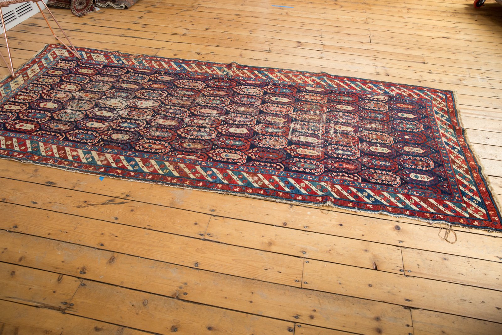 Antique Caucasian Rug 4'2" x 10'1" | circa 1890s