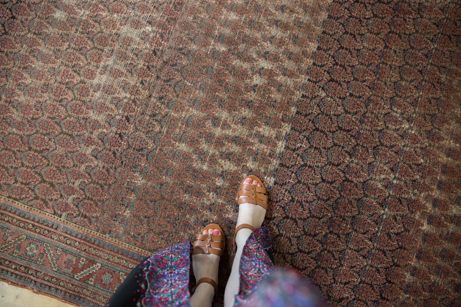 6x13 Antique Malayer Carpet