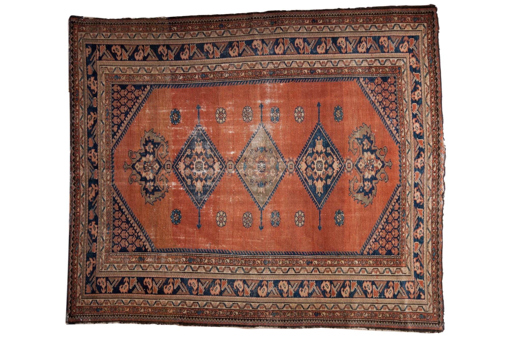 5x6 Vintage Malayer Square Rug