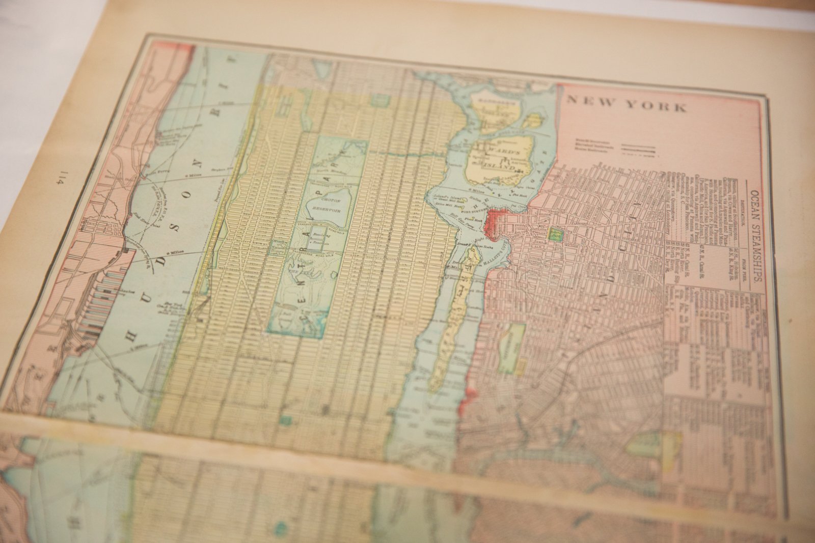 Cram's 1907 Map of New York City