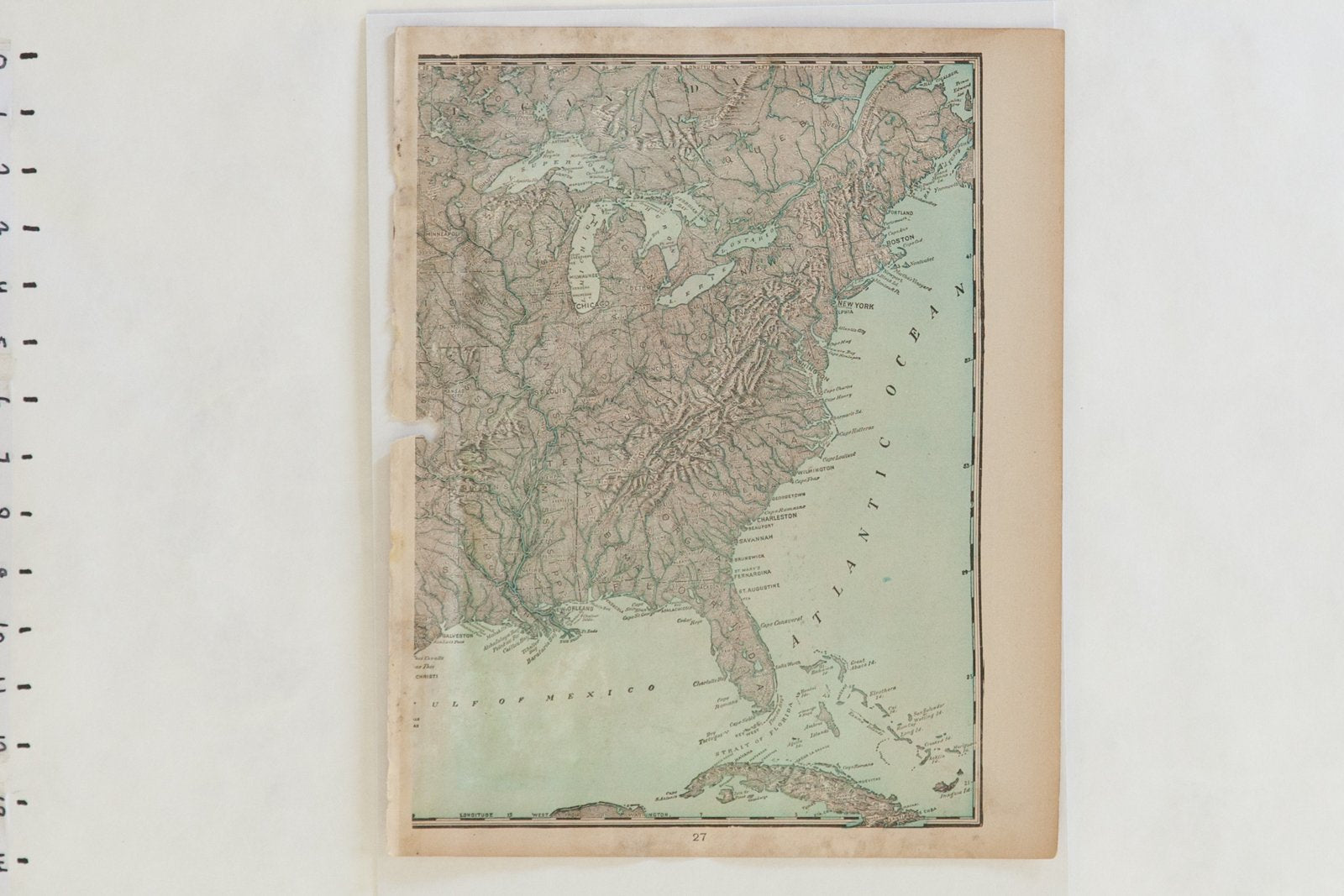 Cram's 1907 Map of Maine