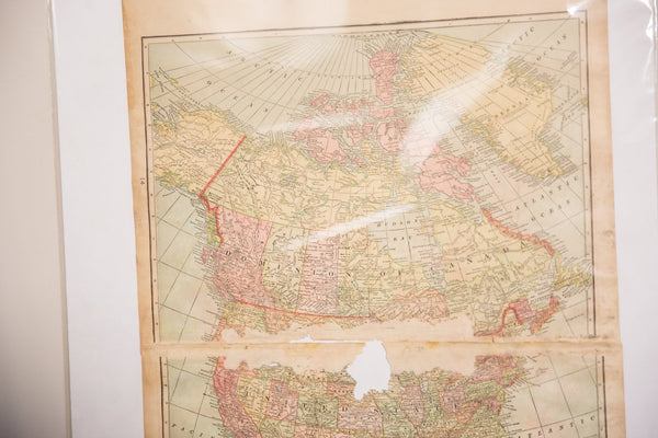Cram's 1907 Map of North America