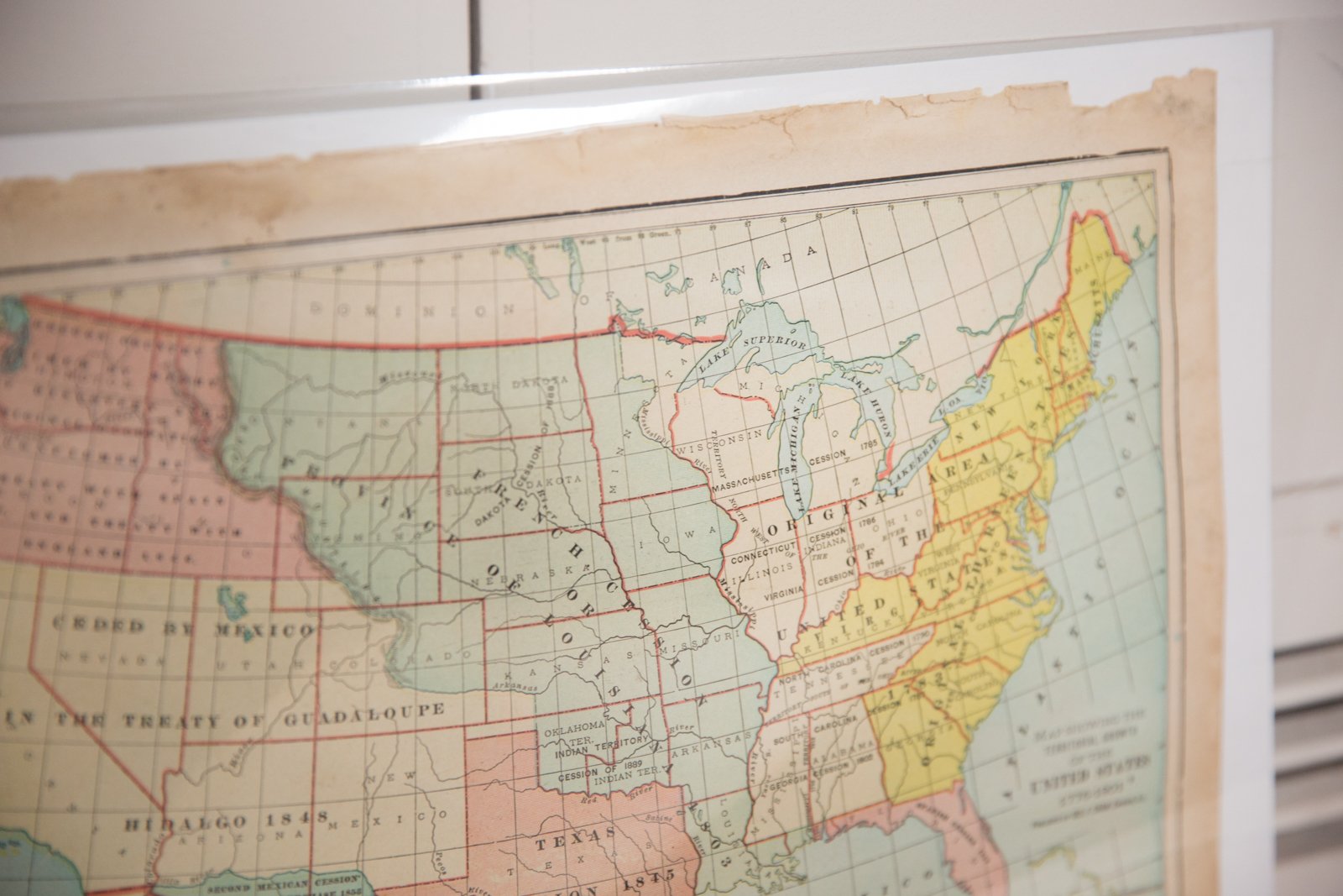 Cram's 1907 Map of United States of America