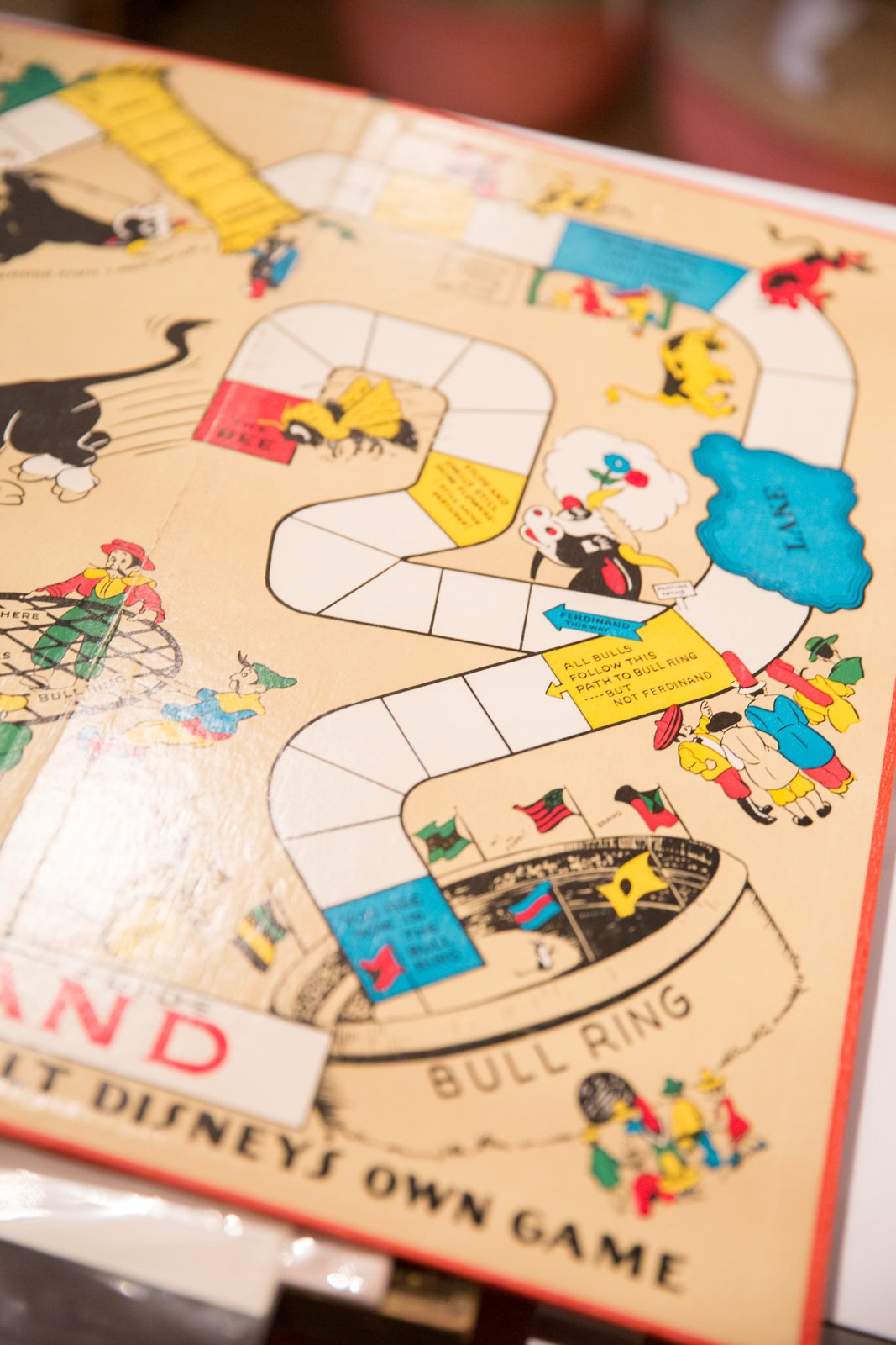 Vintage 1930s Ferdinand the Bull Disney Game Board