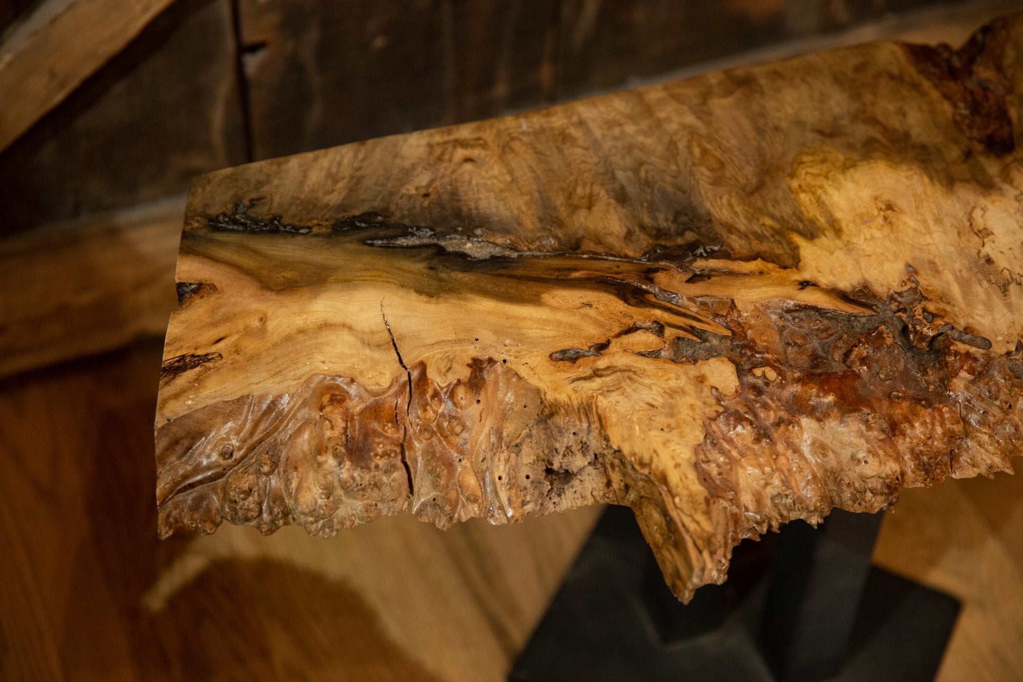 Live Edge Side End Table