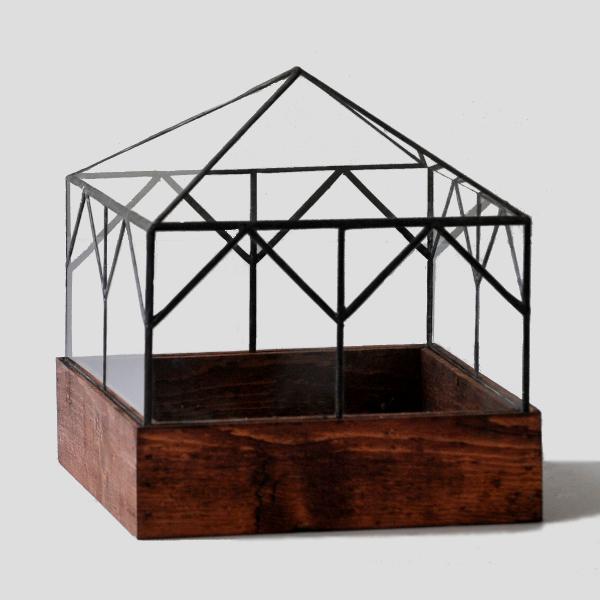Glass Cottage Terrarium – Item #7067