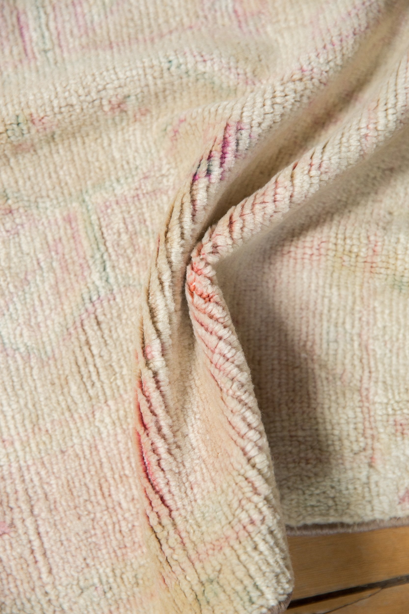 2x2 Vintage Distressed Oushak Square Rug Mat