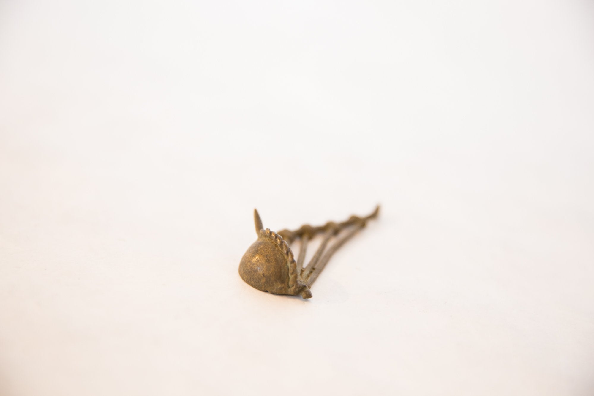 Vintage African Bronze Musical Instrument