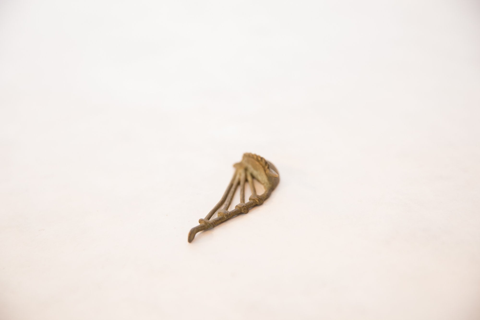 Vintage African Bronze Musical Instrument