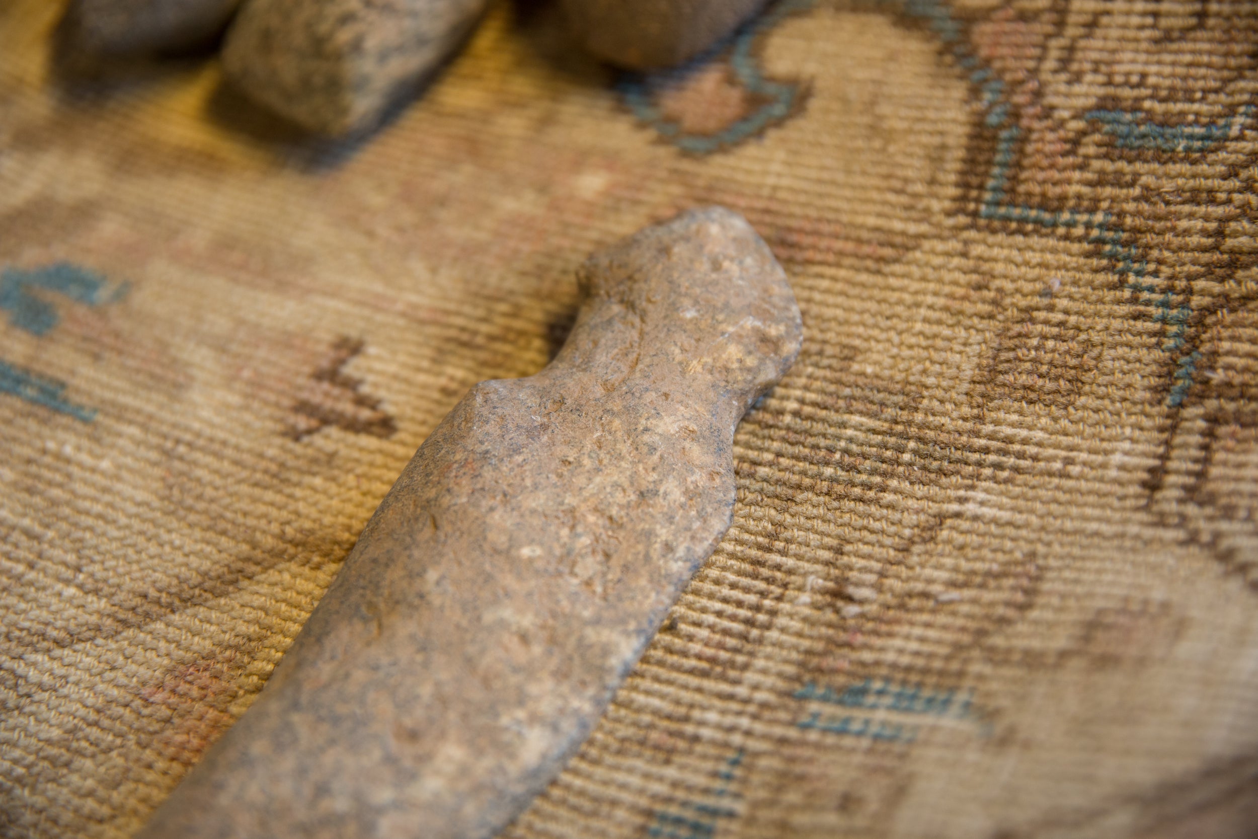 Antique Neolithic African Stone Primitive Weapon