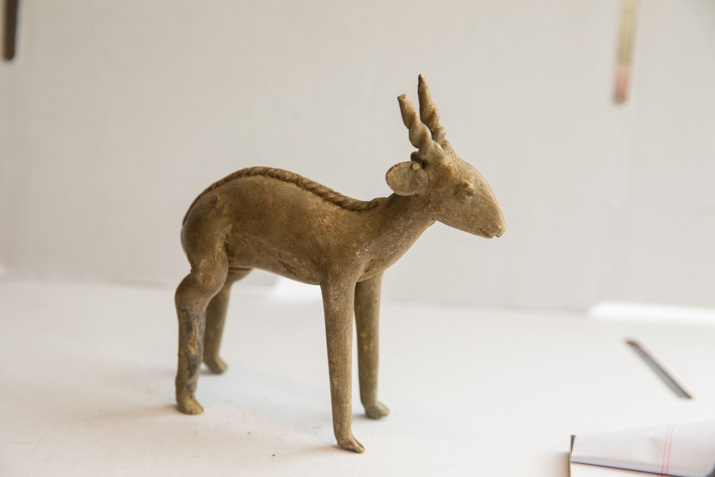 Vintage African Antelope Sculpture