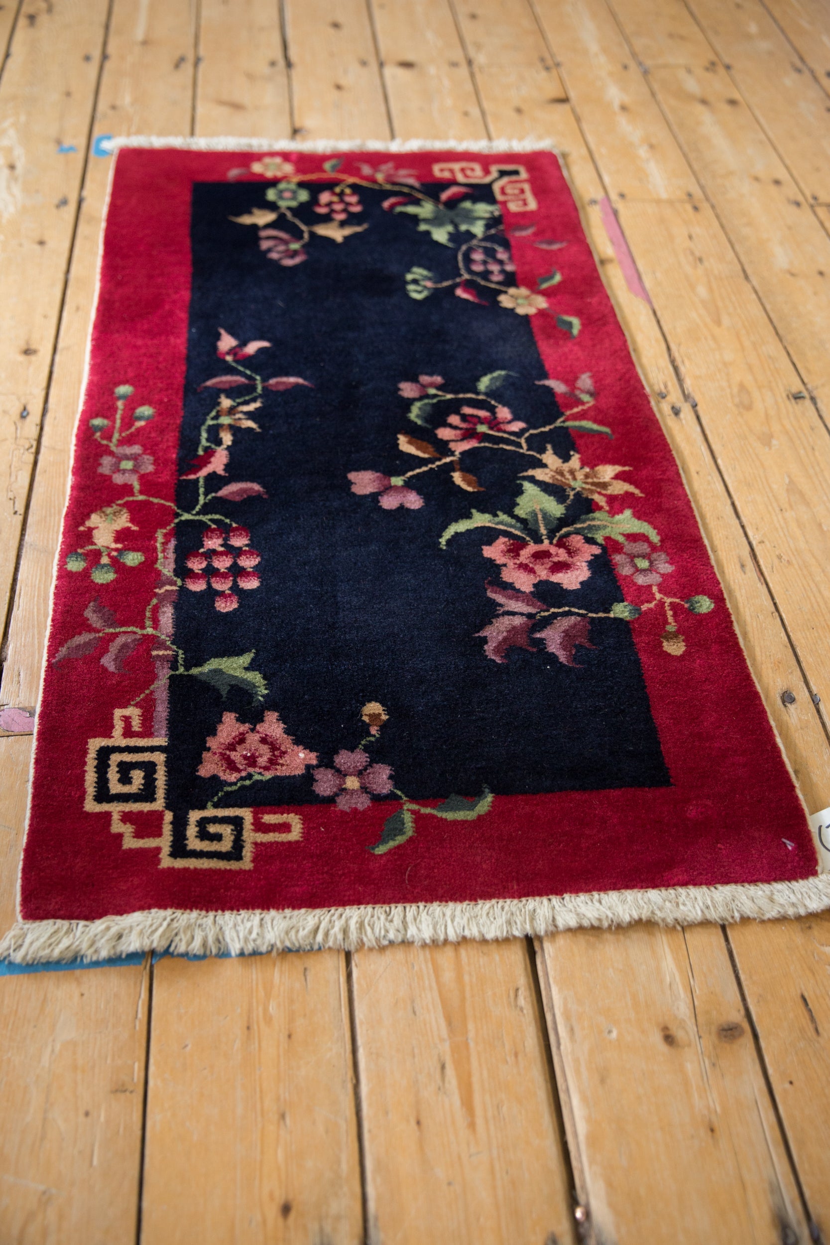 2x4 Vintage Nichols Art Deco Rug Runner