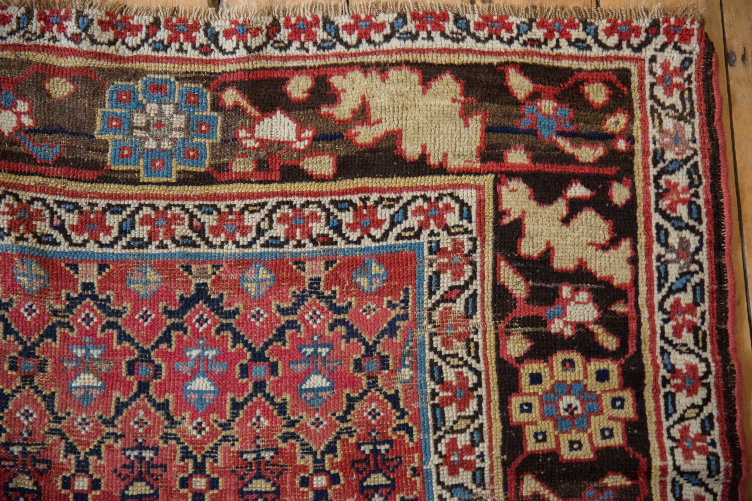4.5x10.5 Antique Kurdish Rug Runner