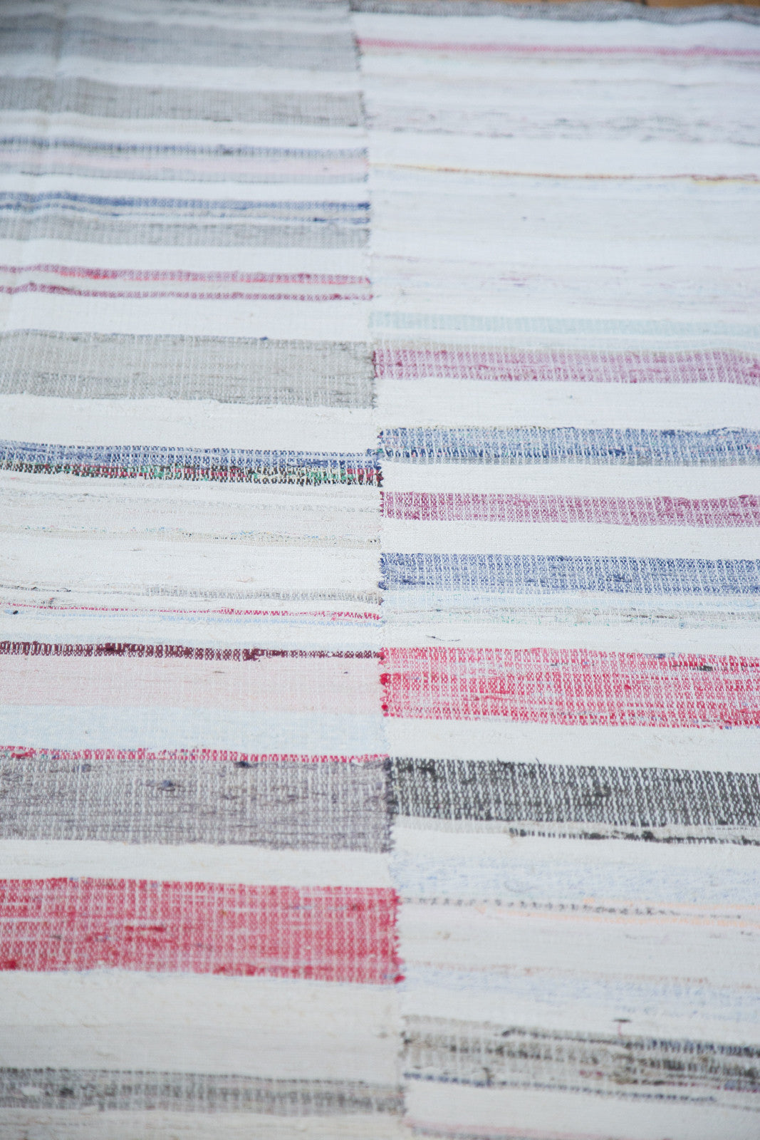 8x10.5 Vintage Rag Rug Carpet