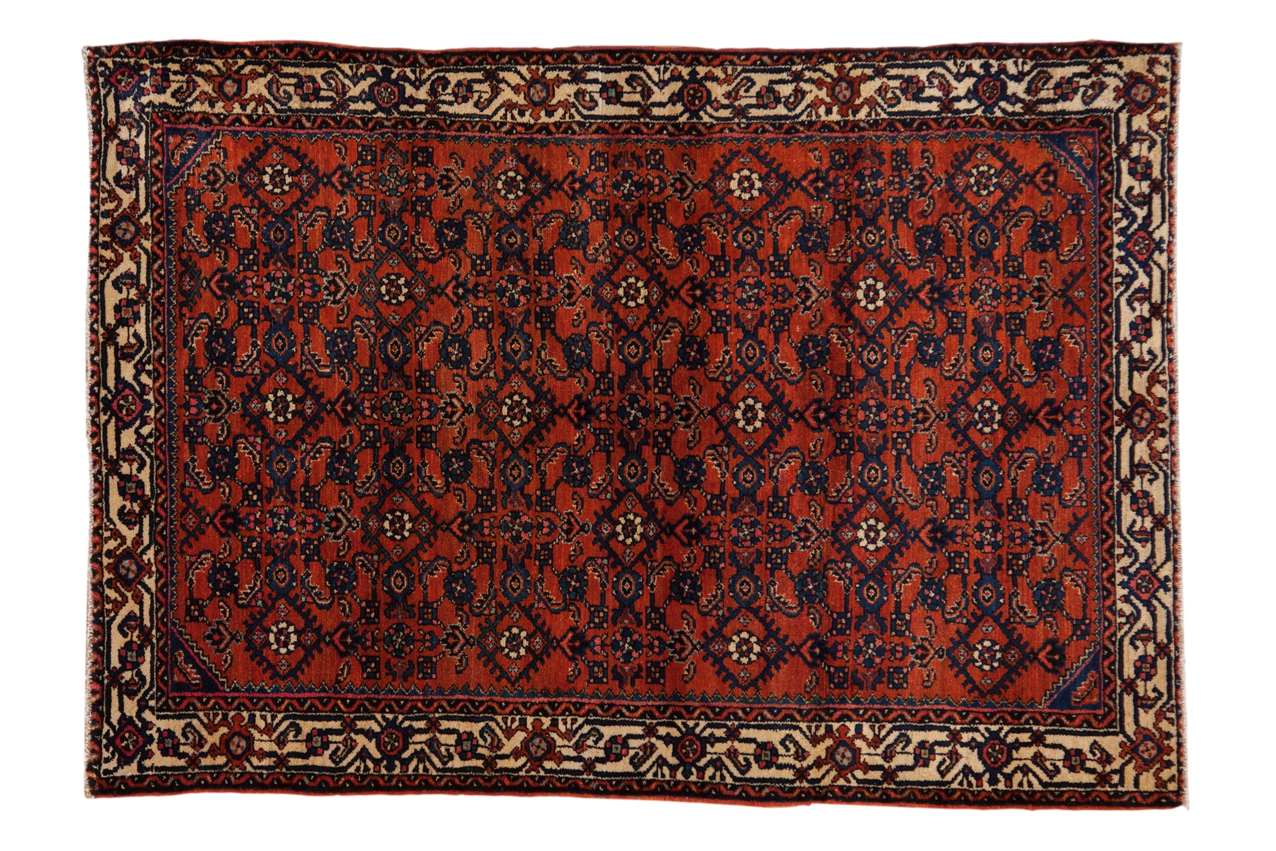 Vintage Engelas Persian Rug 3'5" x 4'10" | circa 1920s