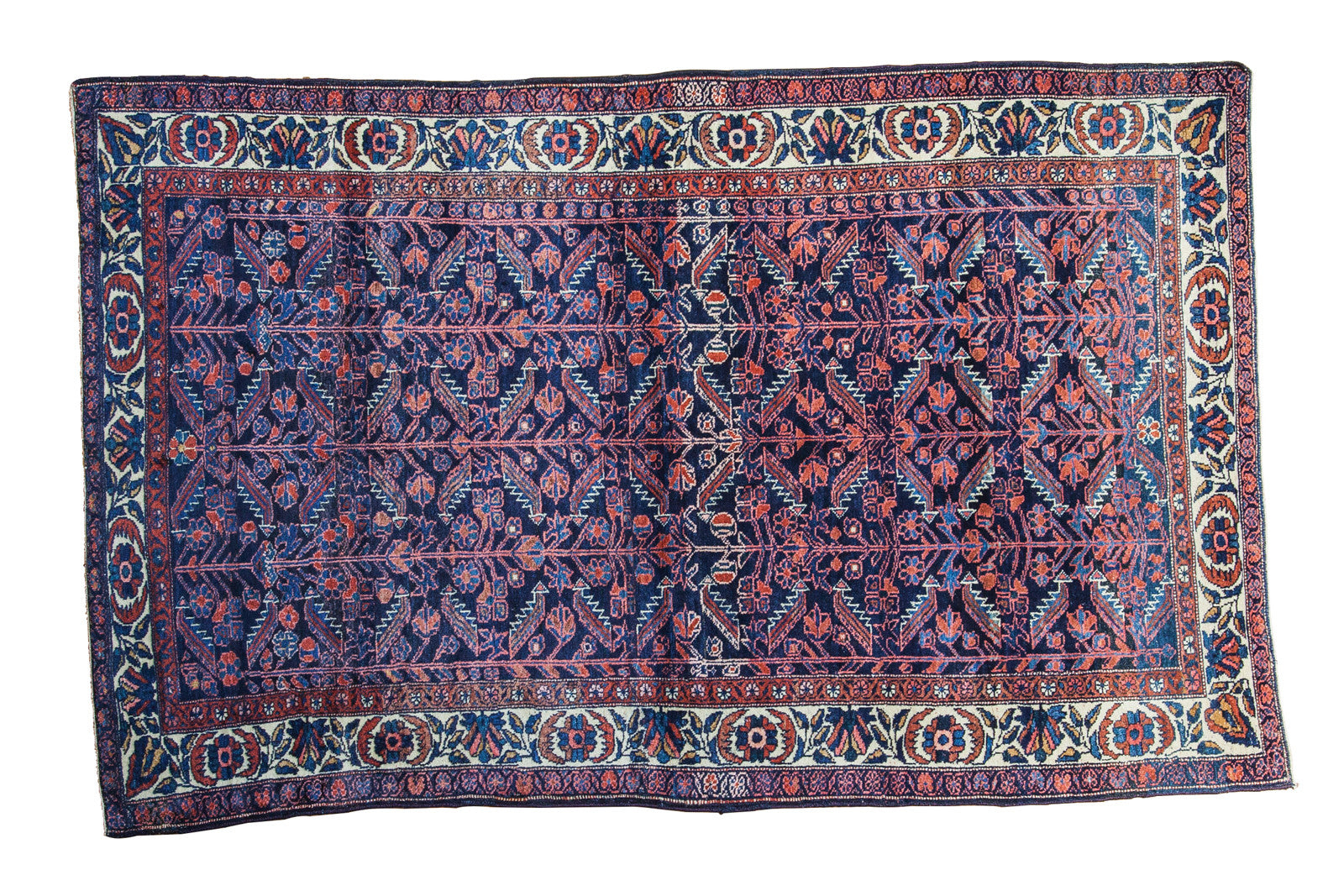 Vintage Engelas Persian Rug 4'2" x 6'9" | circa 1930s – Item #ee001541