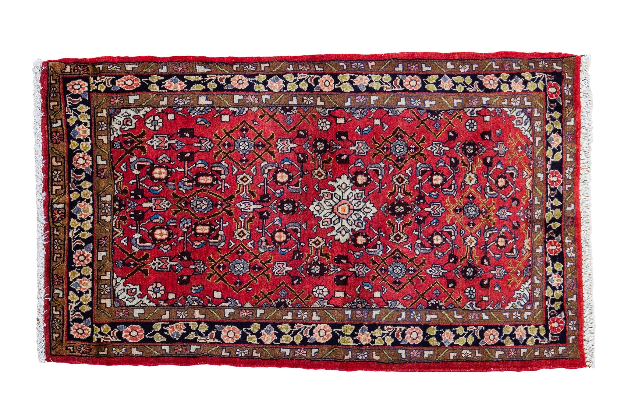 Vintage Hamadan Persian Rug 2'4" x 4' | circa 1980s – Item #ee001677