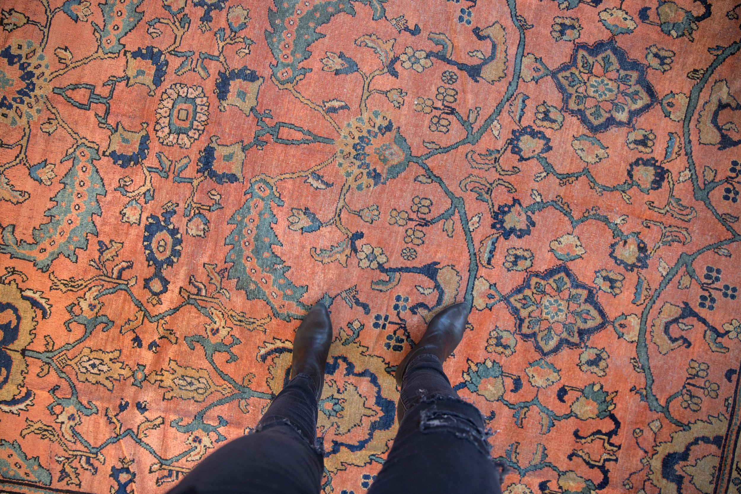 Vintage Mahal Persian Carpet 9'3" x 11'9" | circa 1920s – Item #ee001730