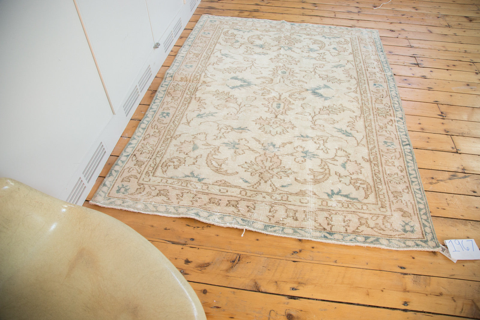 5x6.5 Vintage Oushak Rug