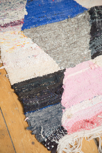 Vintage Rag Rug Turkish 4'8" x 8'4" | circa 1970s