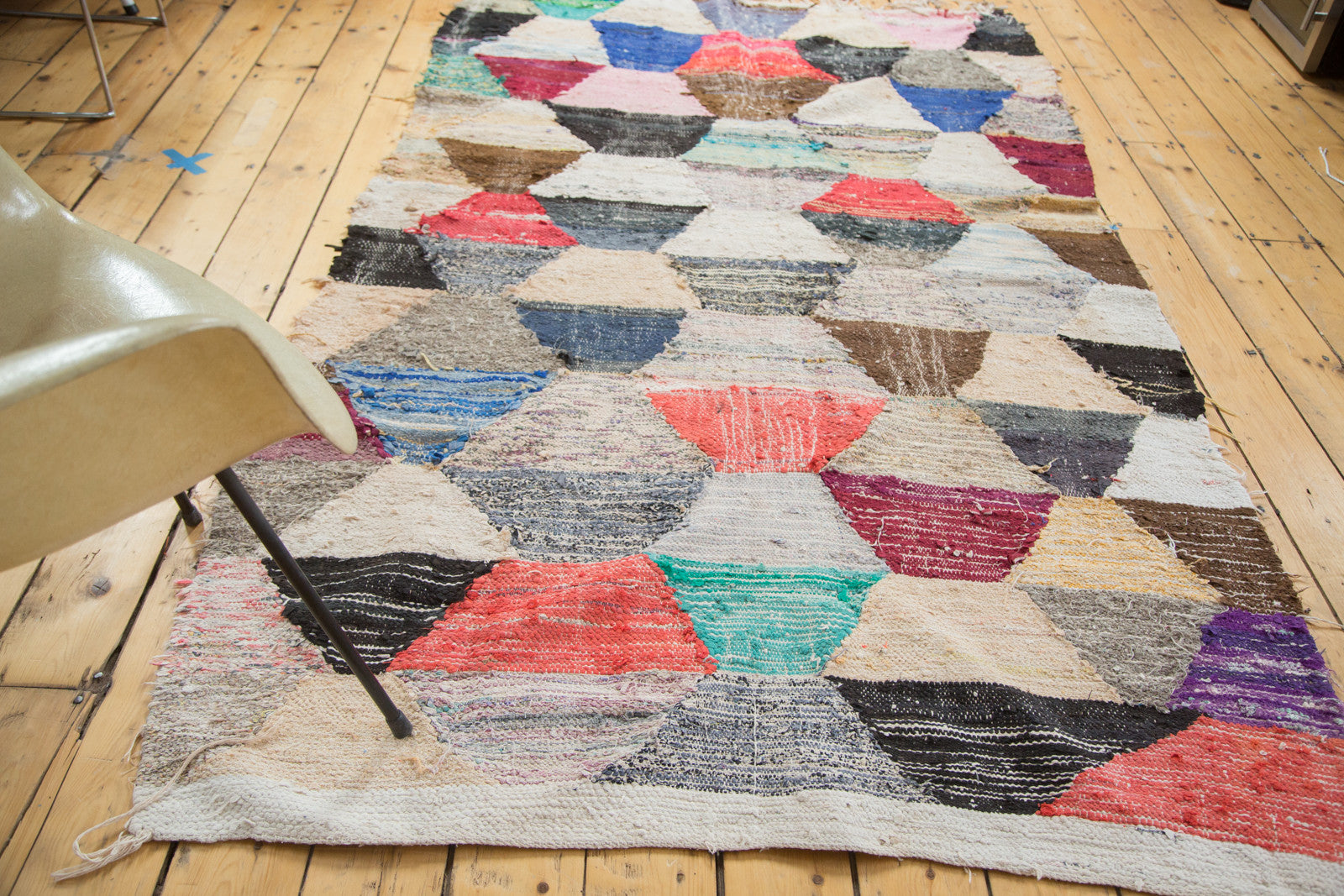 4.5x8.5 Vintage Rag Rug