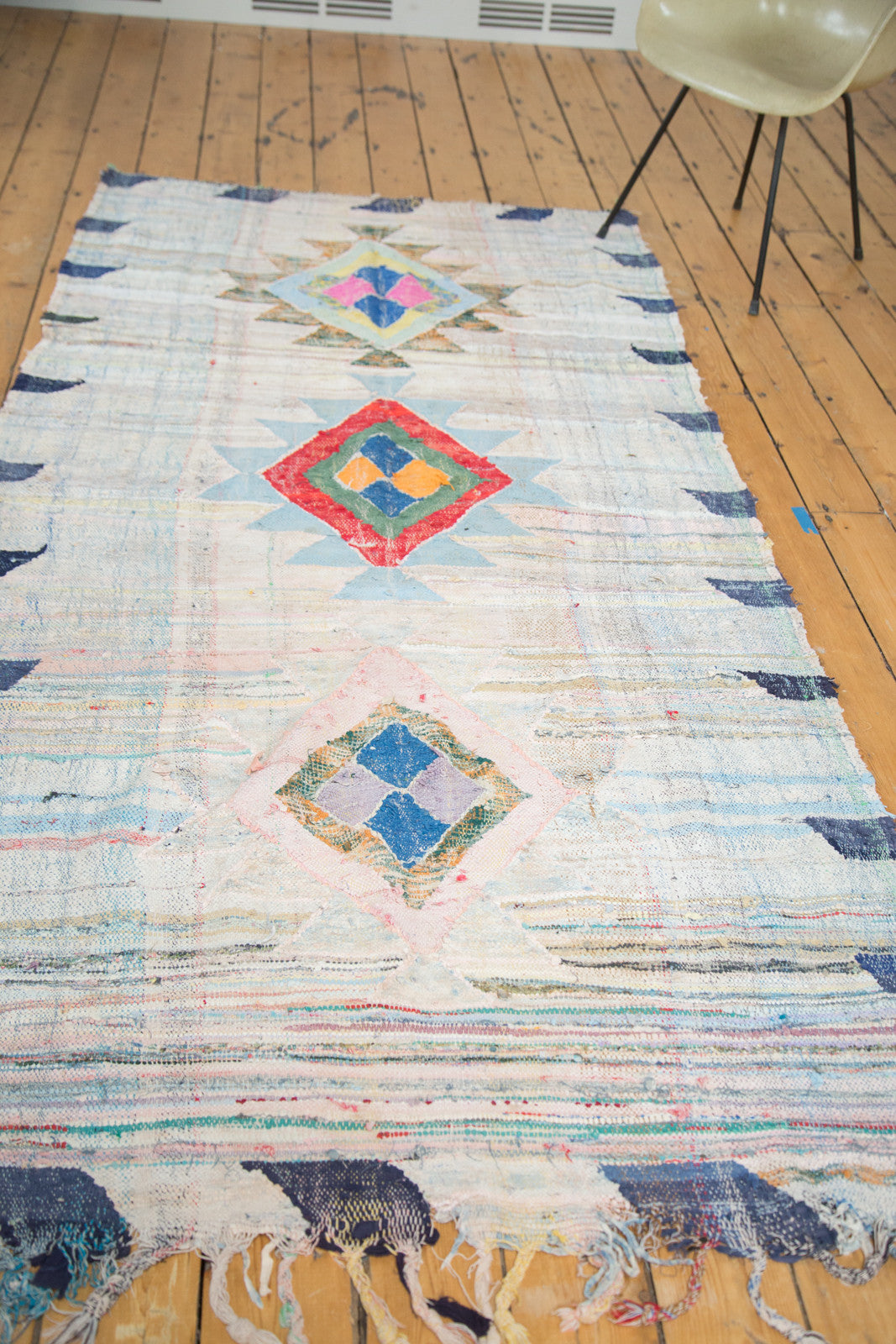 4x8.5 Vintage Rag Rug