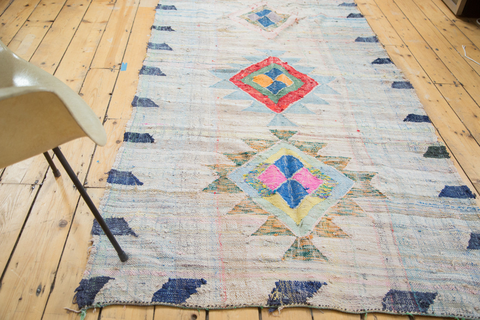 4x8.5 Vintage Rag Rug