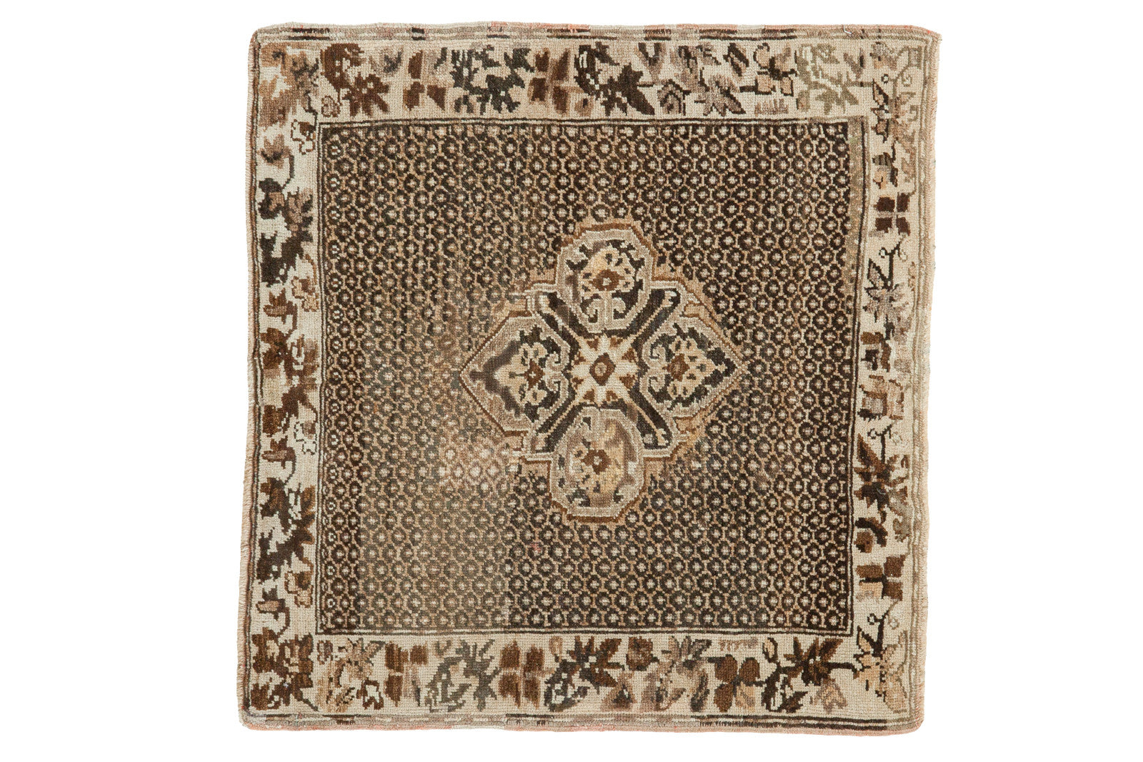 3x3 Vintage Oushak Square Rug