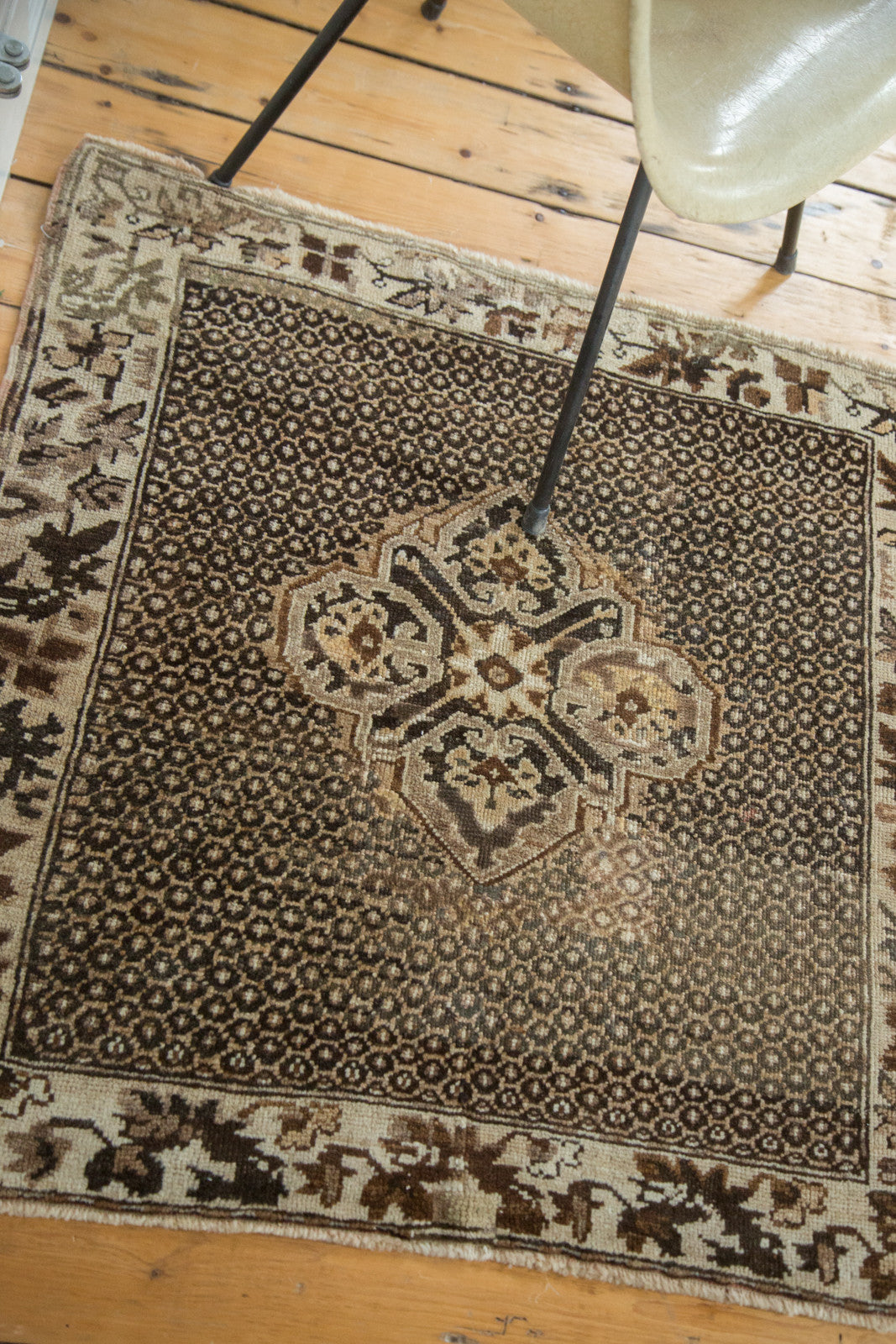 3x3 Vintage Oushak Square Rug