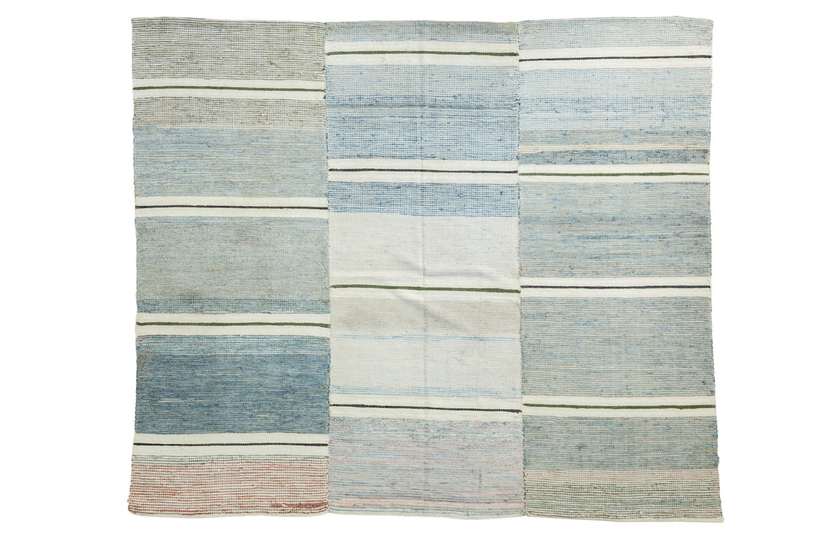 5.5x6.5 Vintage Square Rag Rug