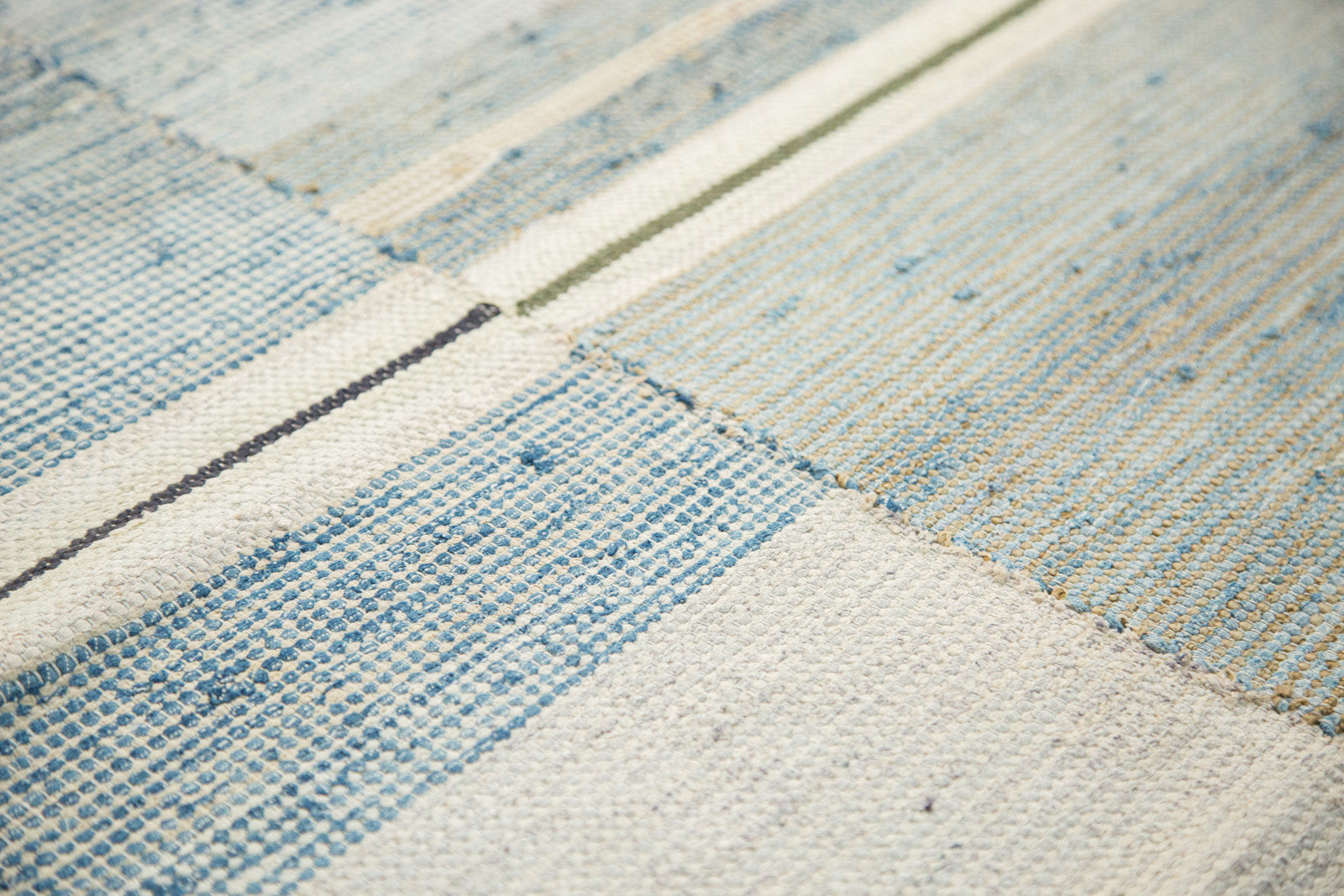 5.5x6.5 Vintage Square Rag Rug