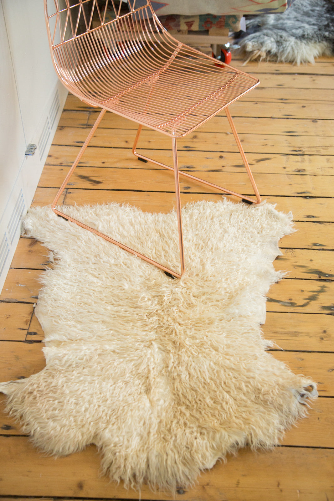 2x3 New Angora Skin Rug