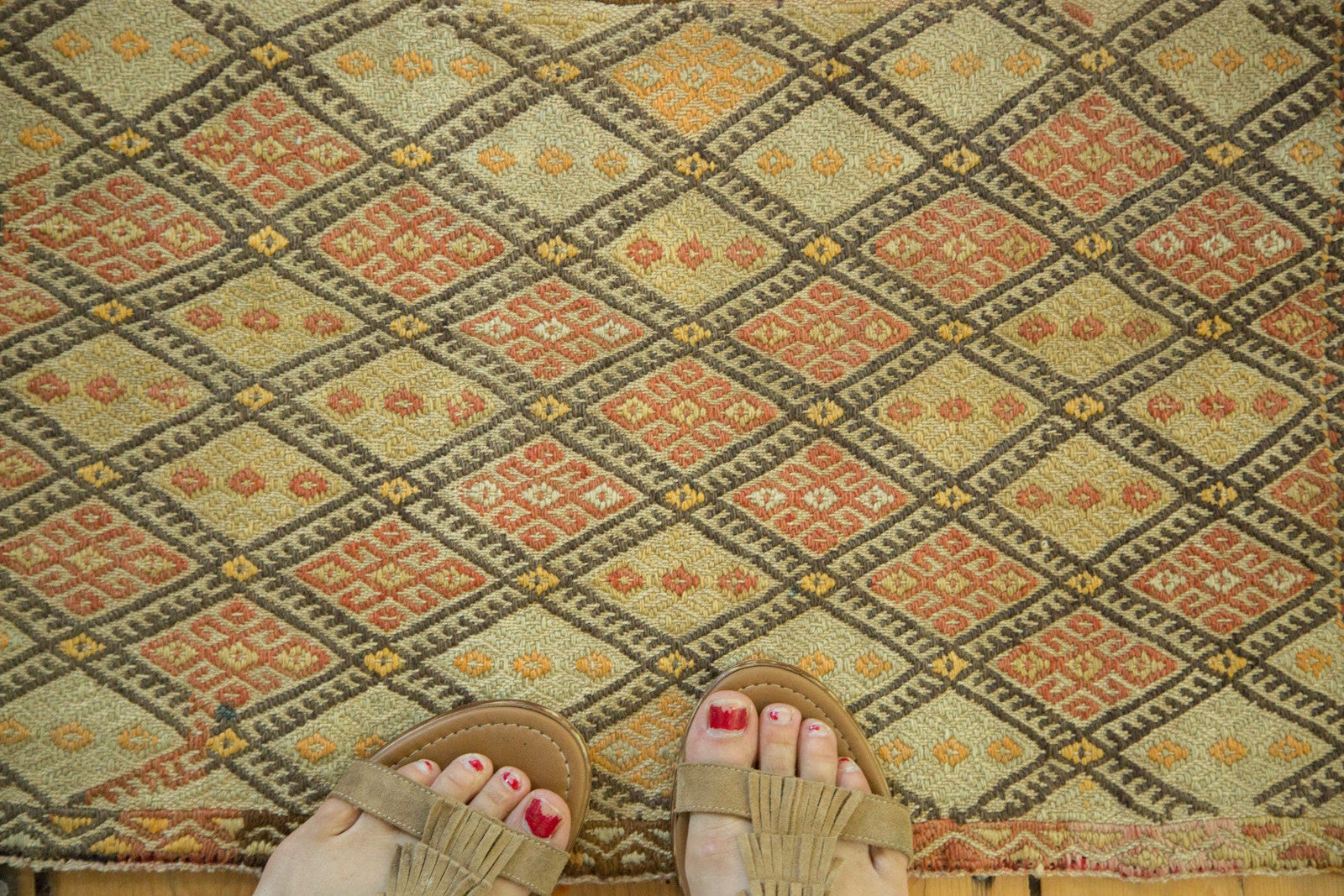 1.5x2.5 Vintage Jijim Rug Mat