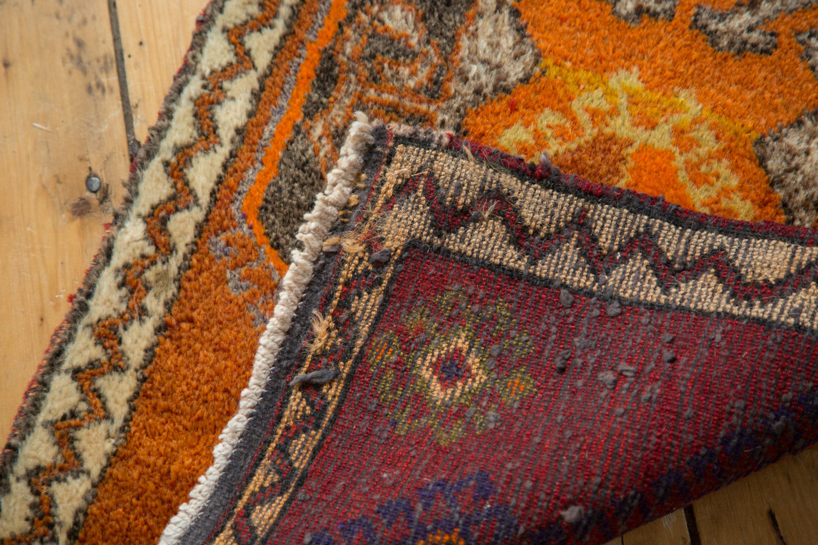 2x3.5 Vintage Oushak Rug Mat / ONH item ee002737