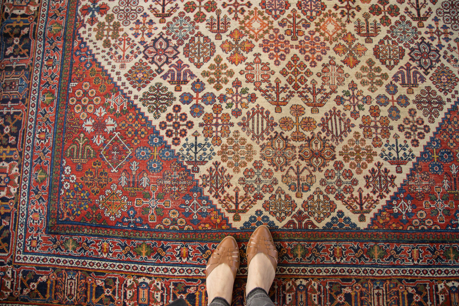Vintage Joshegan Persian Carpet 8'3" x 11' | circa 1940s