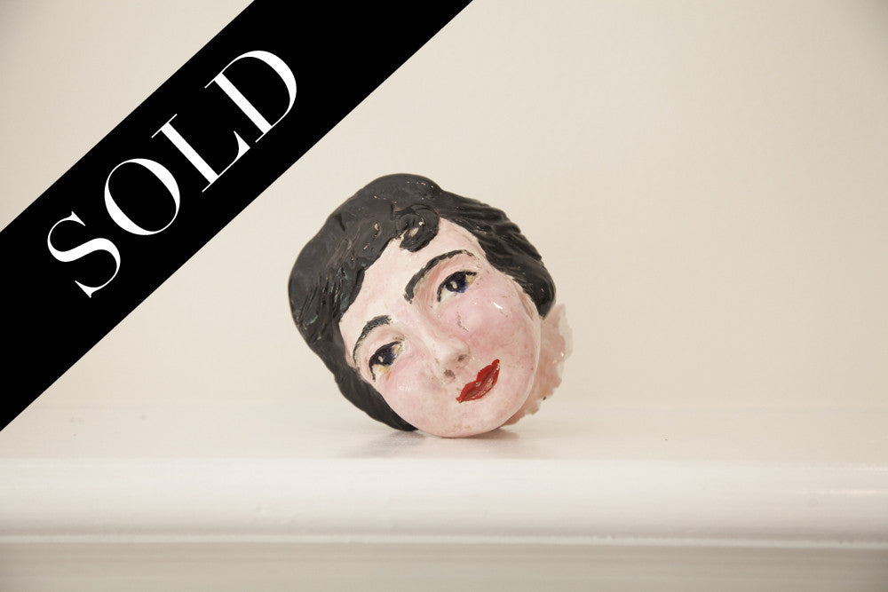 Mid-Century Ceramic Head