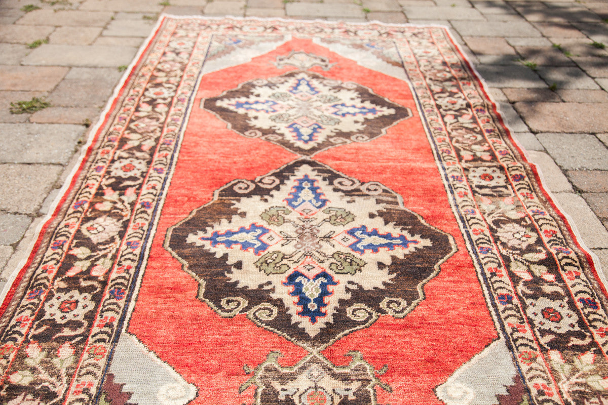 4x8 Vintage Wide Rug Runner