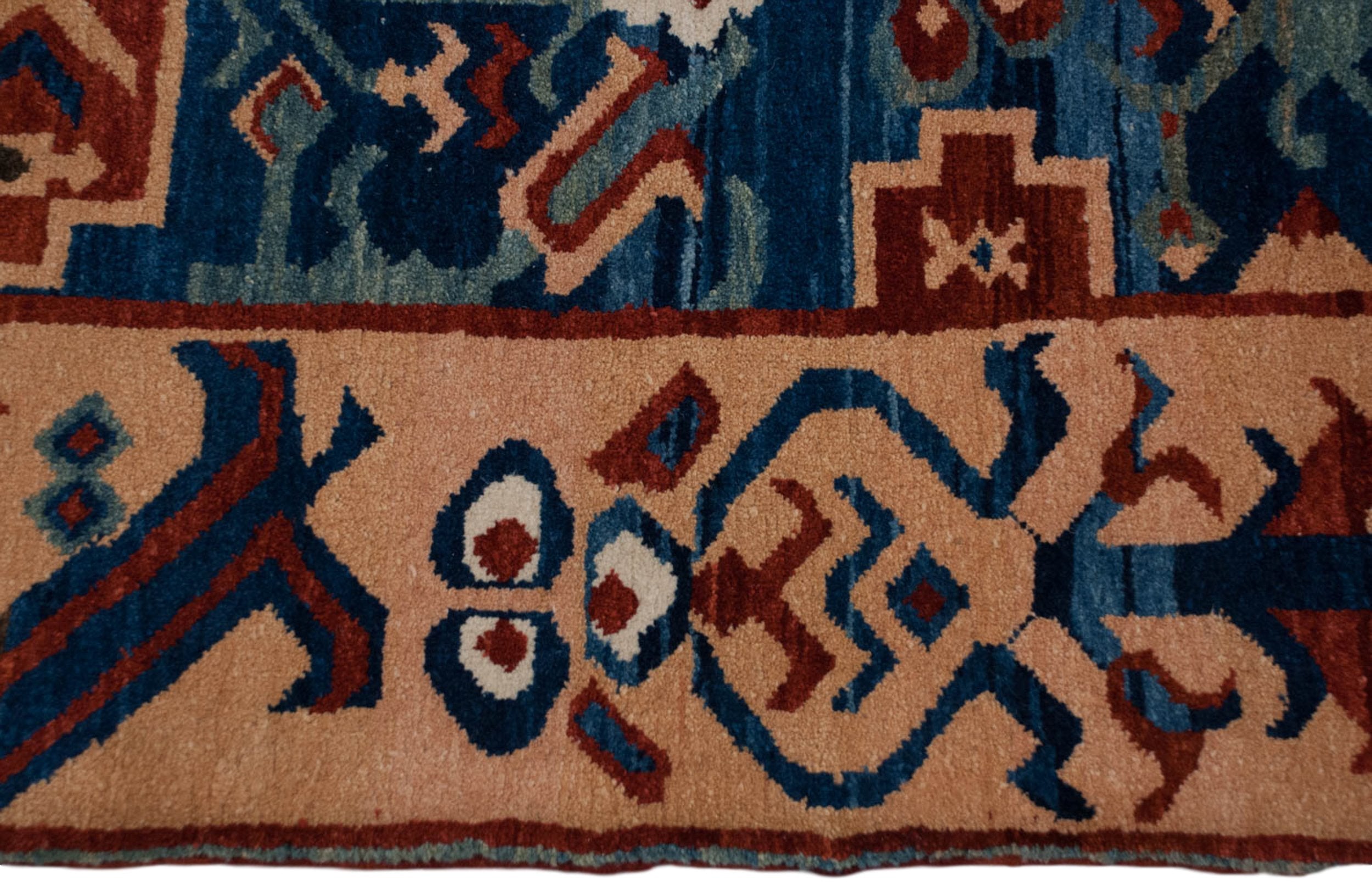 8x10 Vintage Turkish Azeri Design Carpet / ONH item mc001429