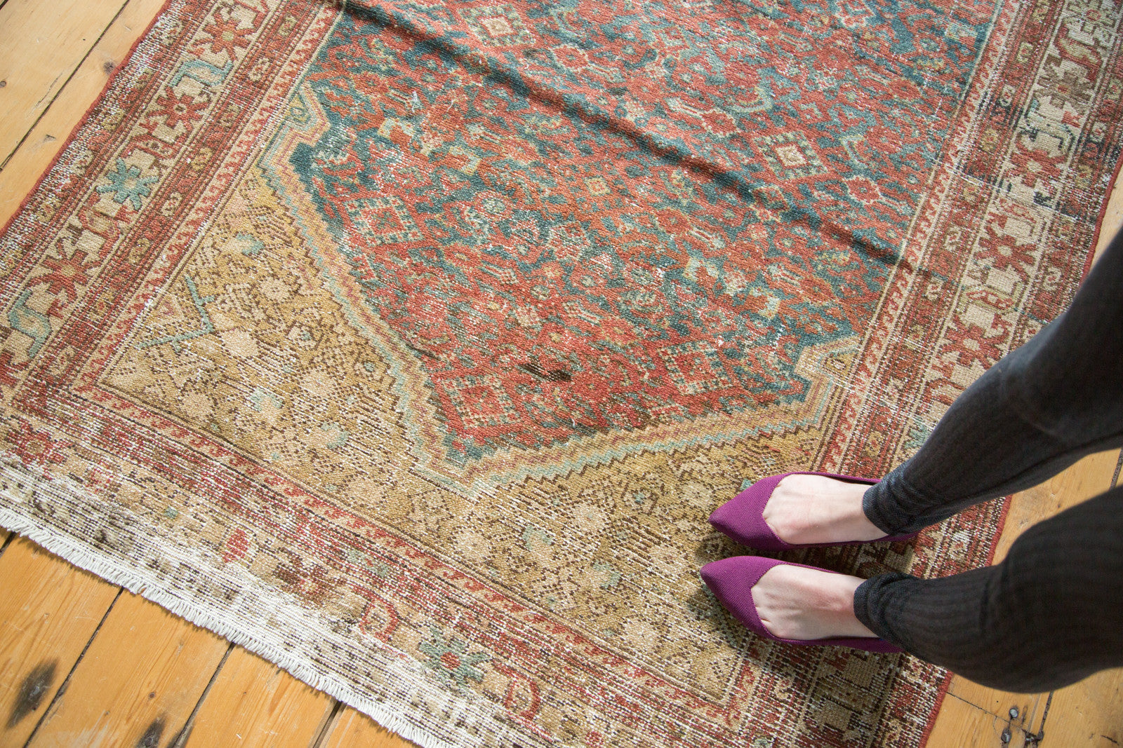 Vintage Malayer Persian Rug 4'1" x 6'7" | circa 1920s