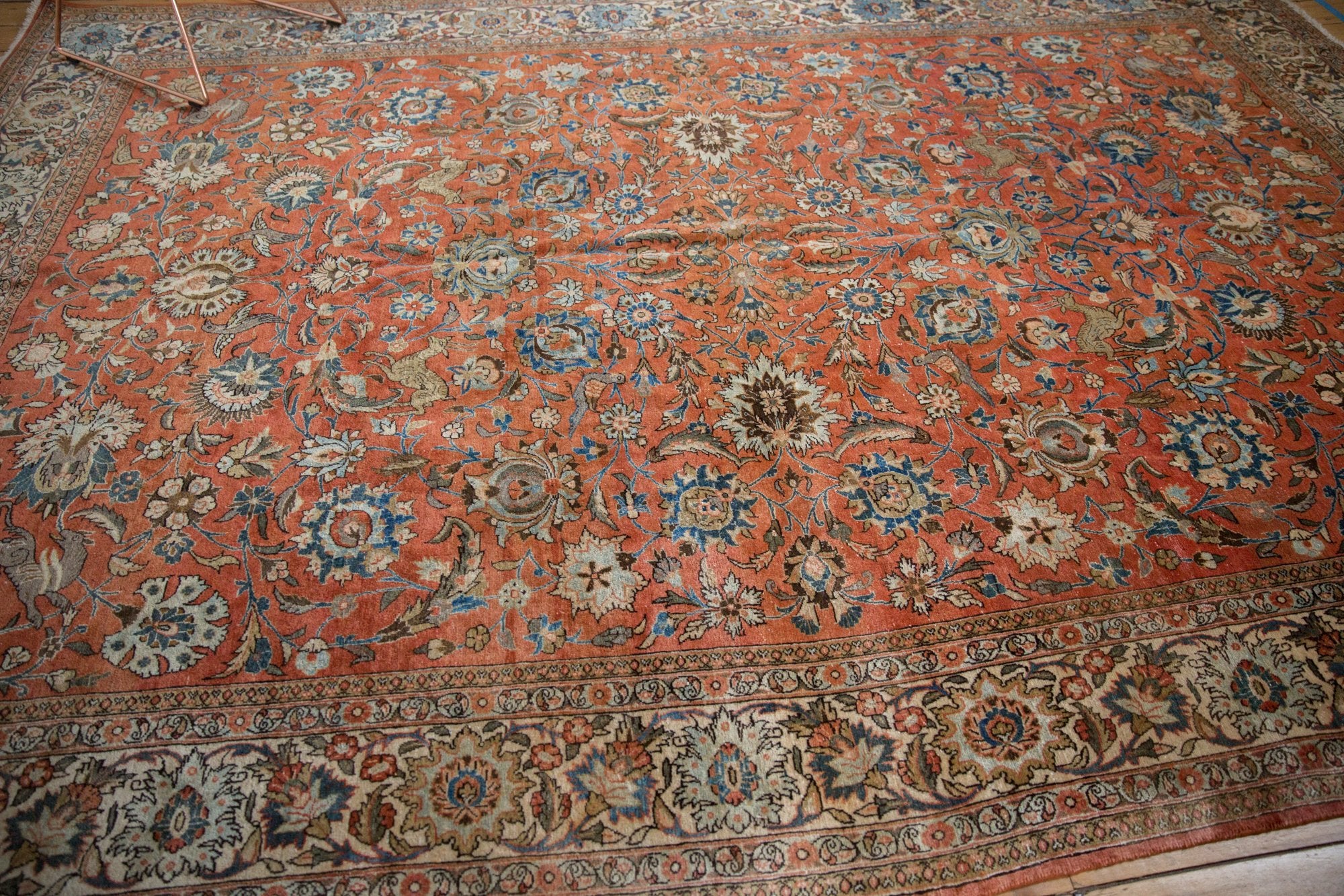 8x11.5 Vintage Qom Carpet