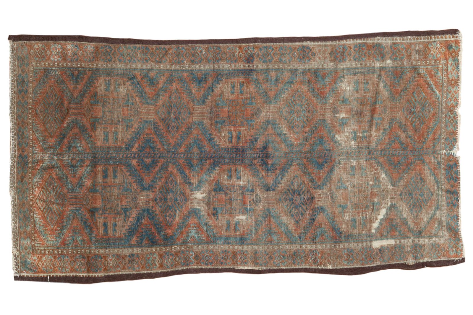 3x6 Vintage Distressed Belouch Rug Runner